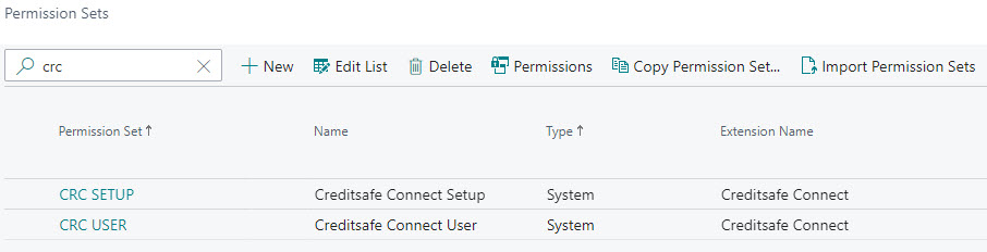 Permissions | Creditsafe Connect
