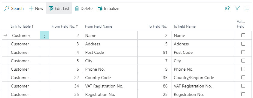 Monitoring Object Field Mappings | Creditsafe Connect